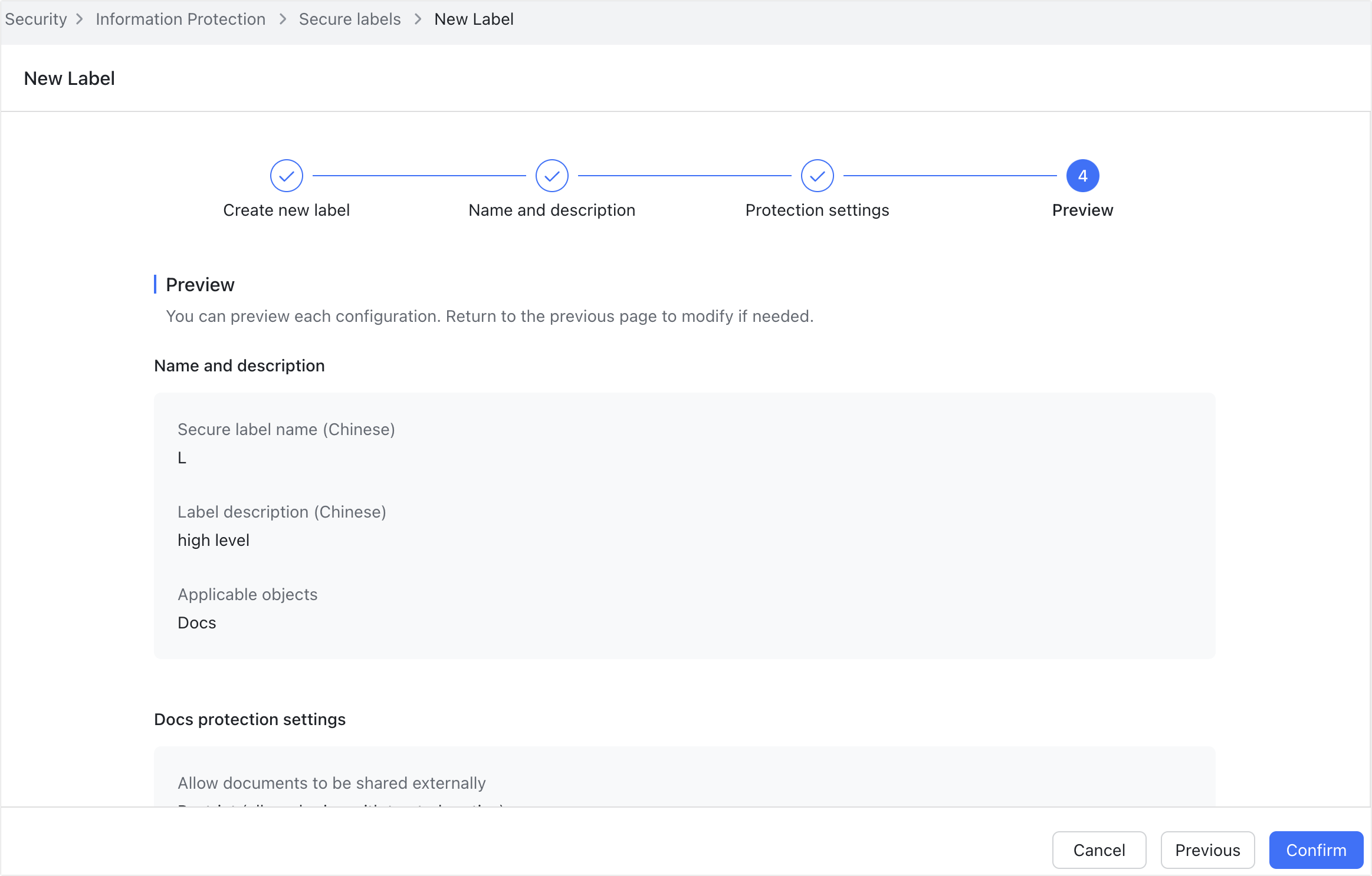 Admin | Create secure labels and label policies Admin | Create secure labels and label policies