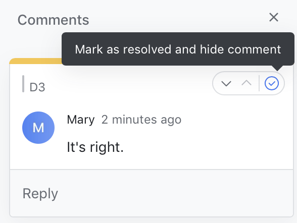 Post a comment in Sheets