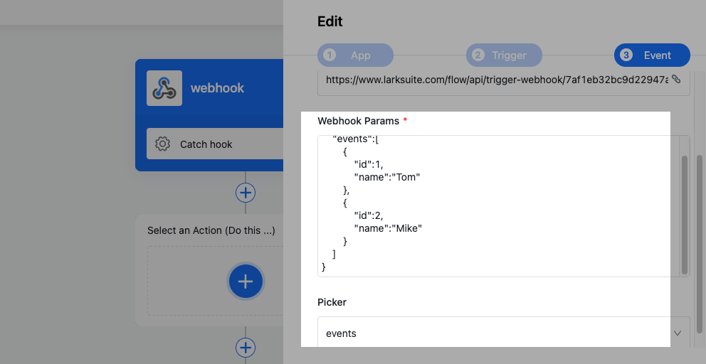 Use Lark Flow: Webhook Triggers