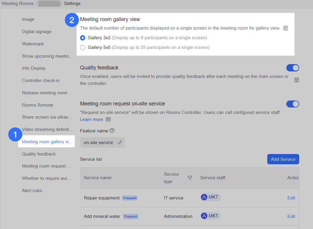 Admin | Configure Lark Rooms