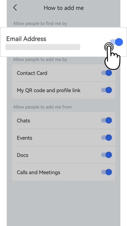 Manage Lark login method and contact information