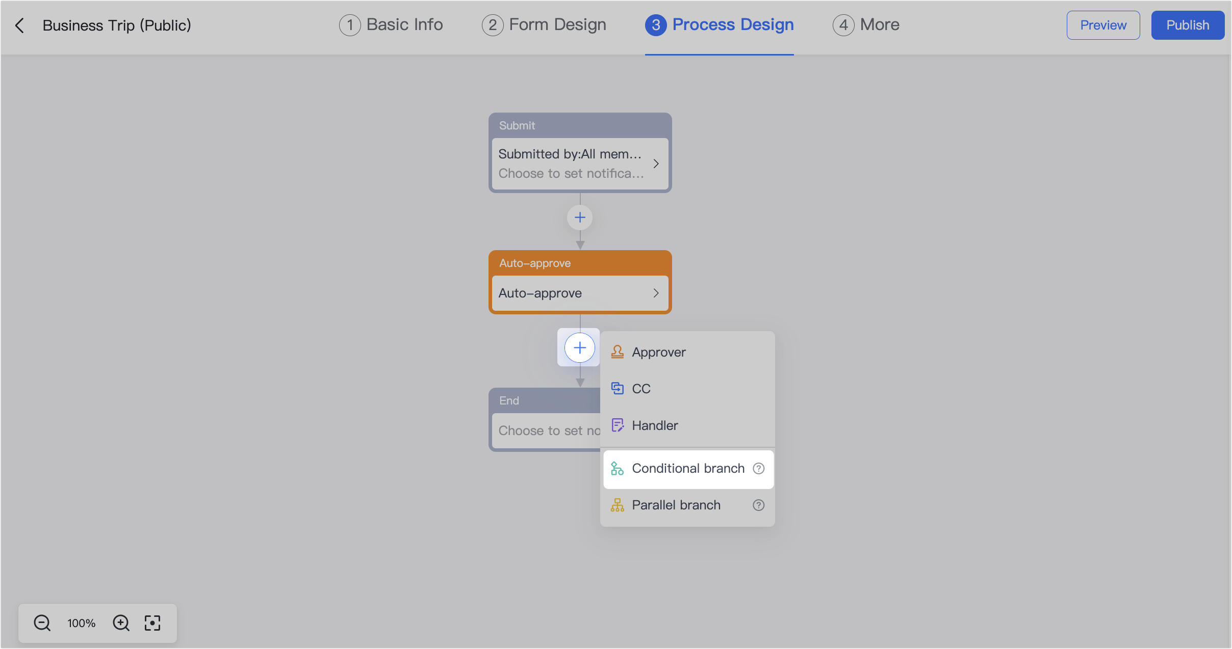Admin | Set up an approver step