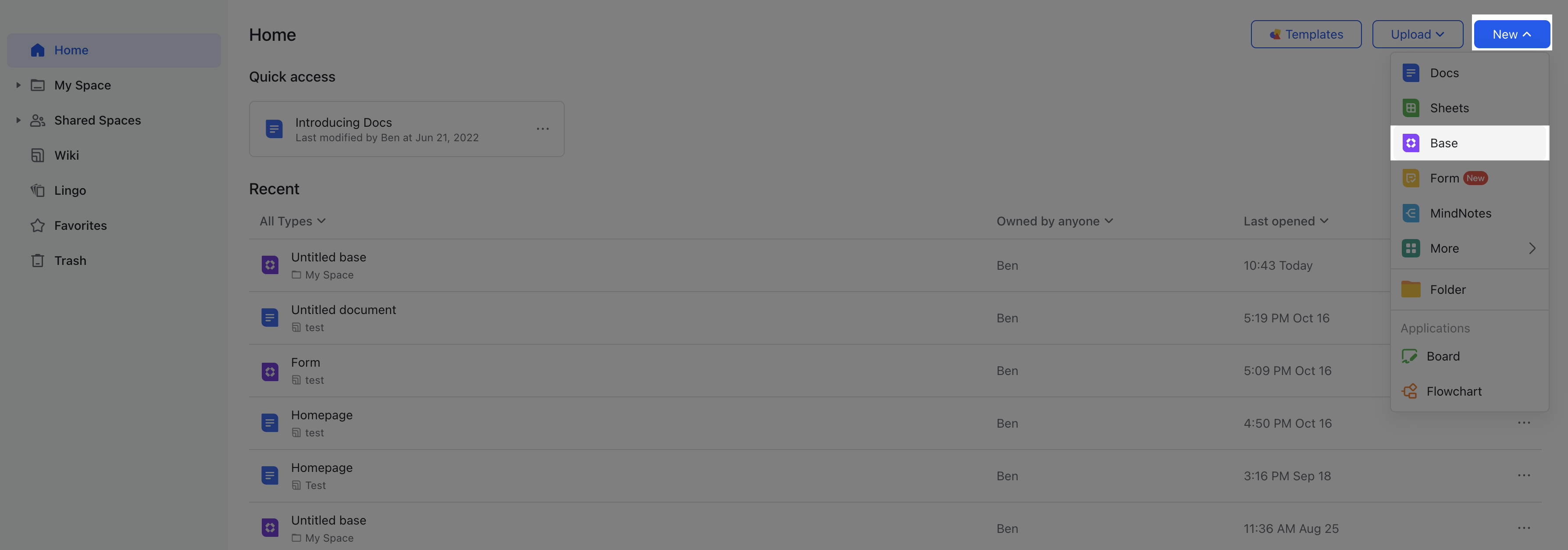 Get started with Base