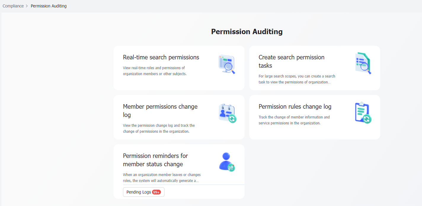 Admin | View and audit member permissions