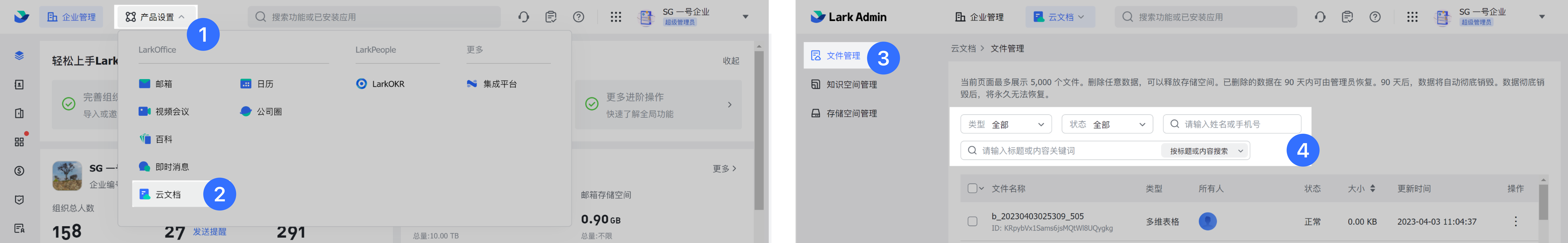 Lark 专业版和旗舰版功能介绍