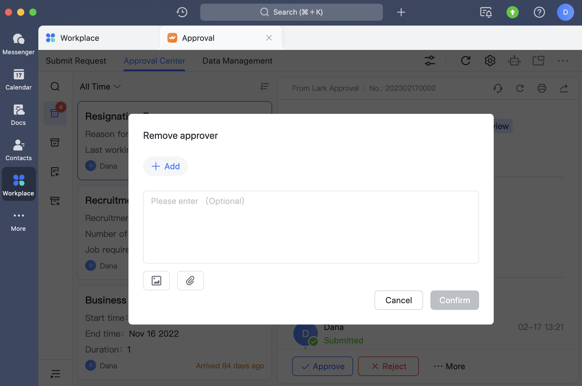 Lark Approval user guide