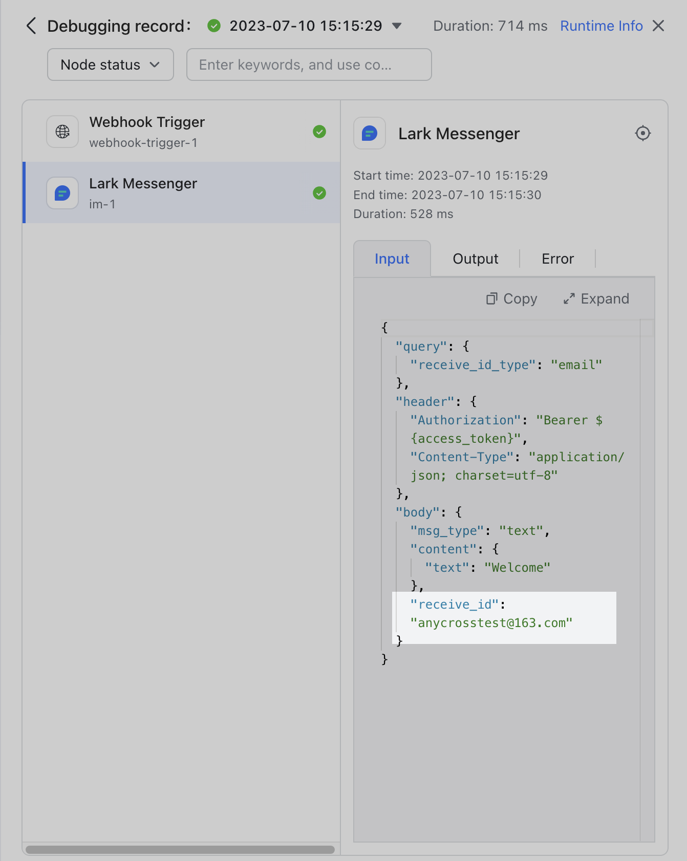 Webhook Trigger
