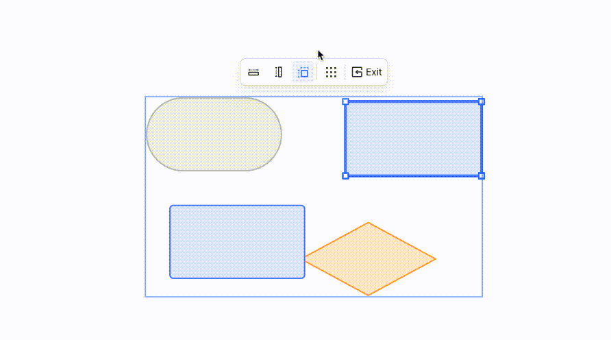 Batch edit shapes in a board
