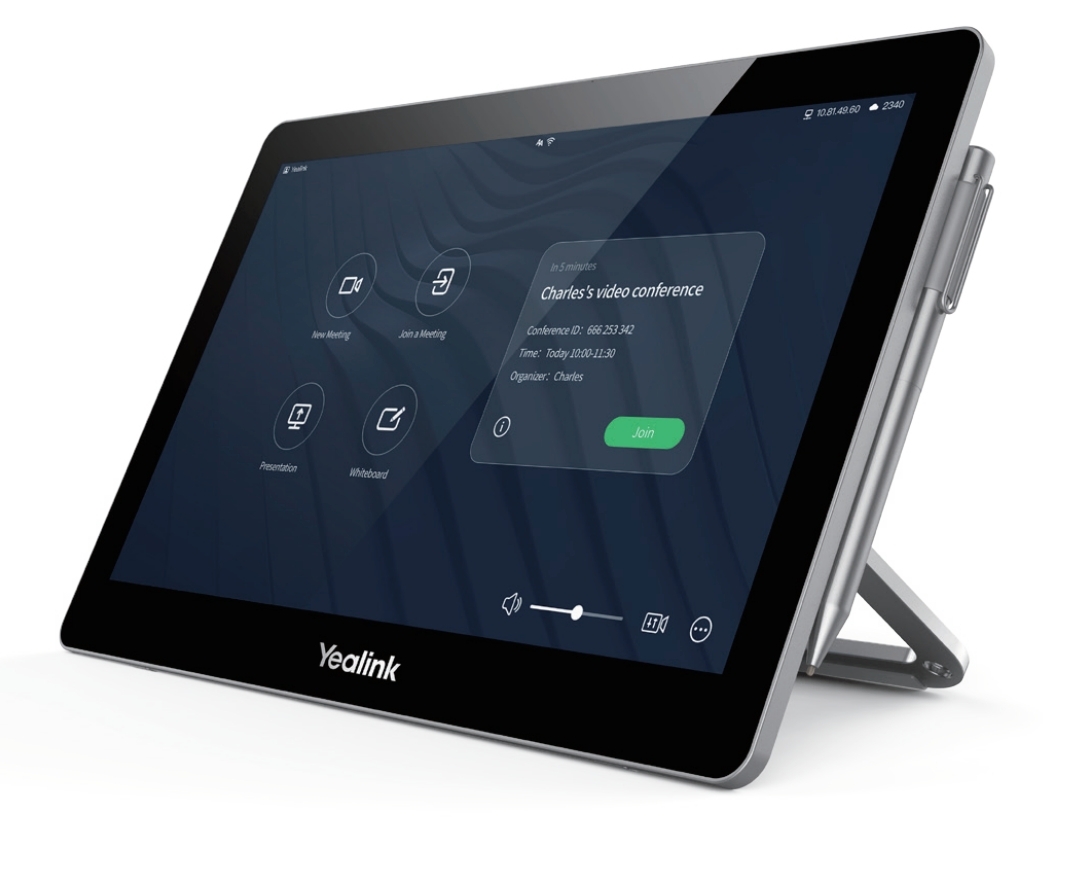 Meetings and In-meeting operations — Yealink Controller (touch panel)