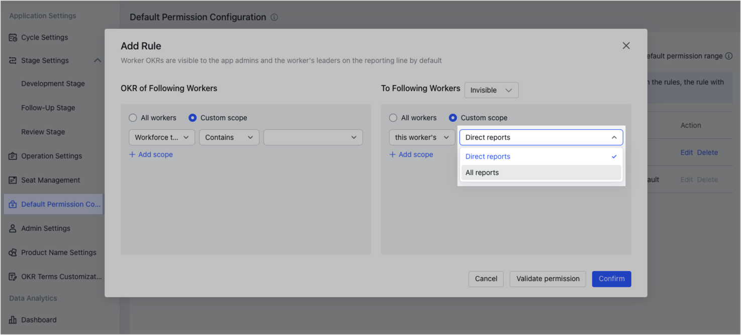 Lark OKR administrator guide