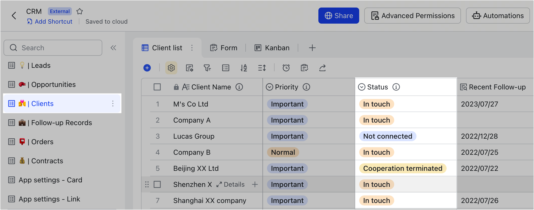 Sử dụng ứng dụng Mini Work trong Base