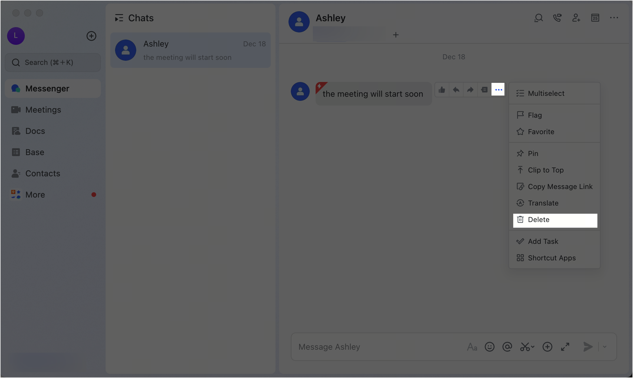 Messenger FAQs