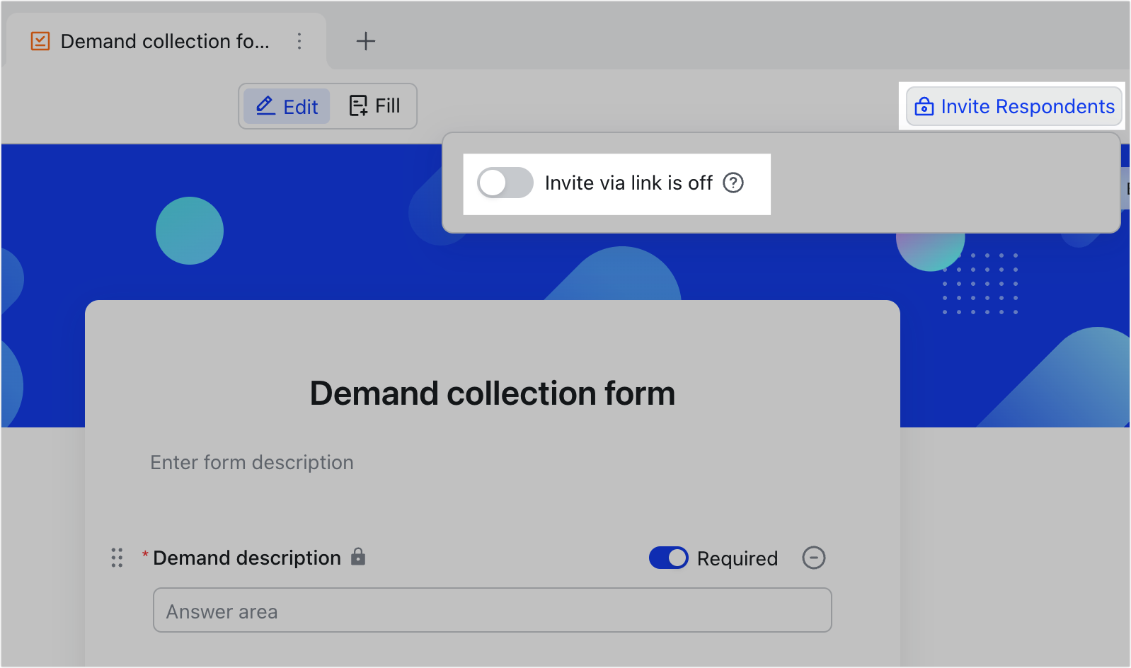 Insert forms into Docs