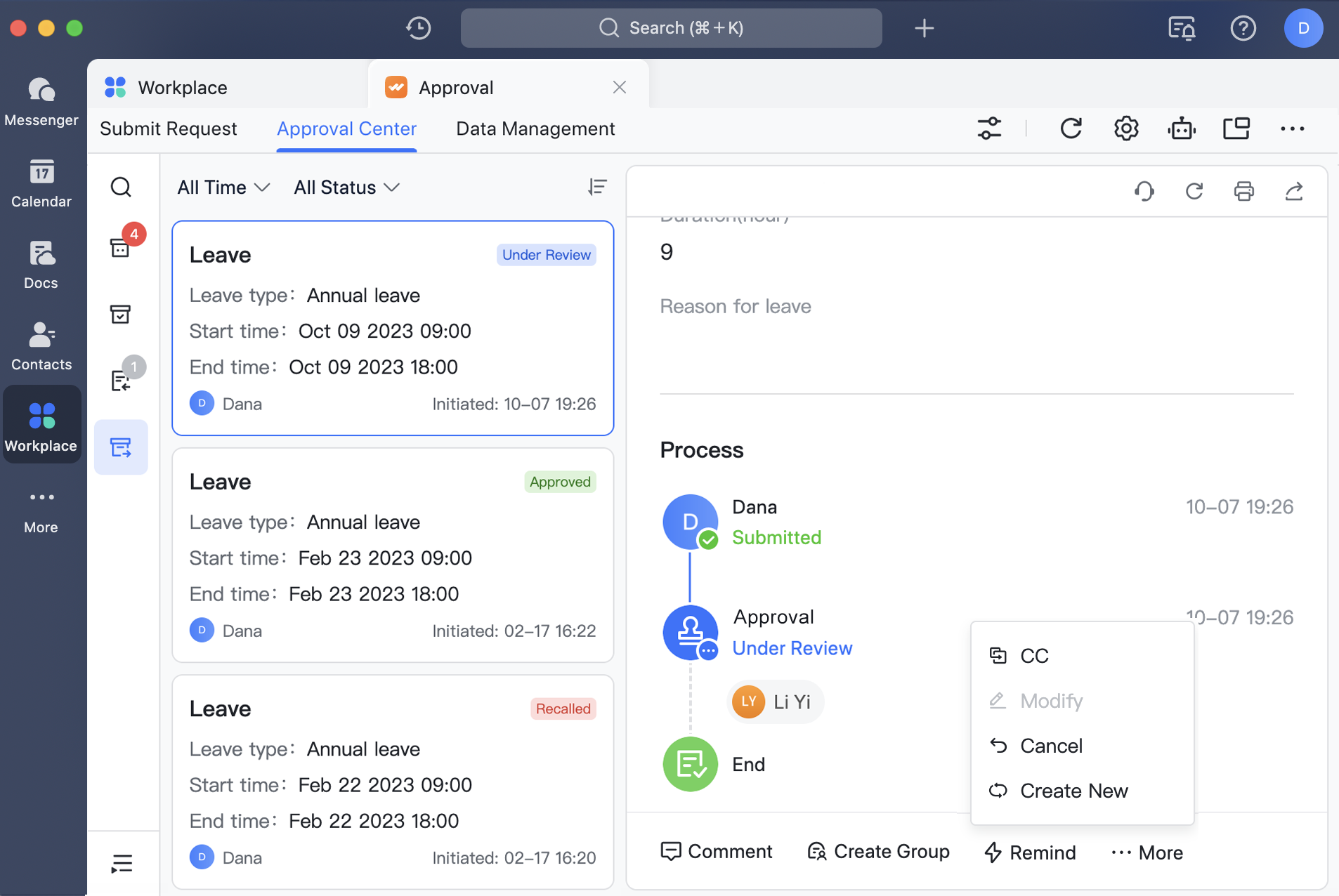 Get started with requesting approval