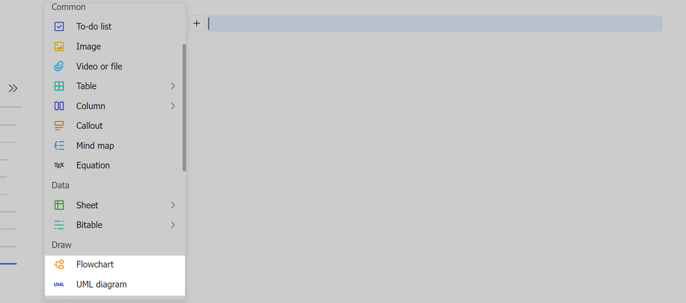 Draw flowcharts and UML diagrams in Docs Draw flowcharts and UML diagrams in Docs