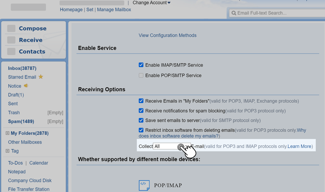Migrate emails (for Tencent Enterprise Mail users)