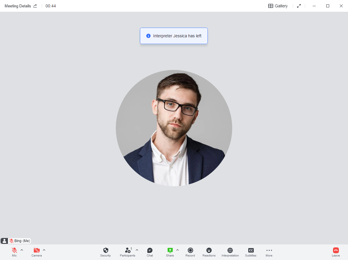 Use language interpretation