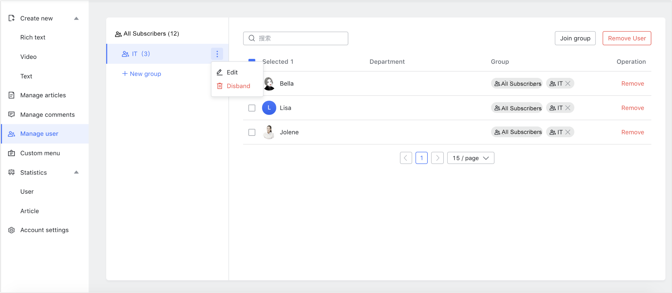 Guide to Lark Subscriptions
