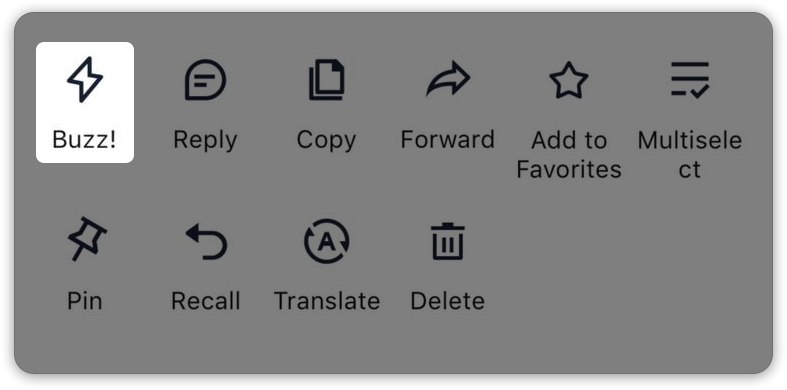 Use the Buzz feature