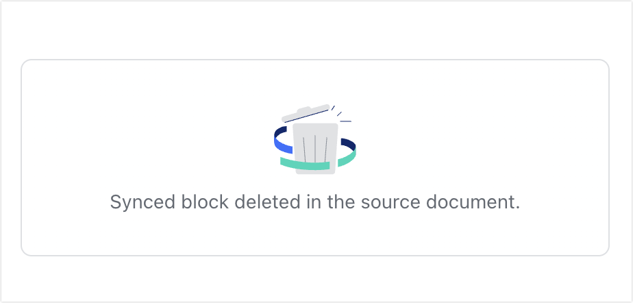 Use synced blocks in Docs