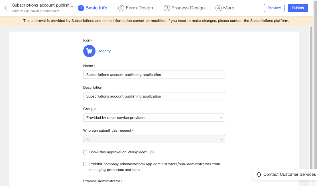 Create Subscriptions and Broadcasters accounts