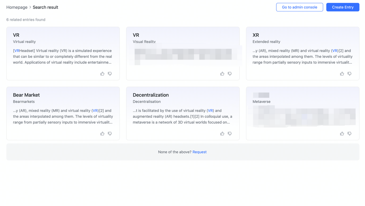 Search and discover Lingo entries