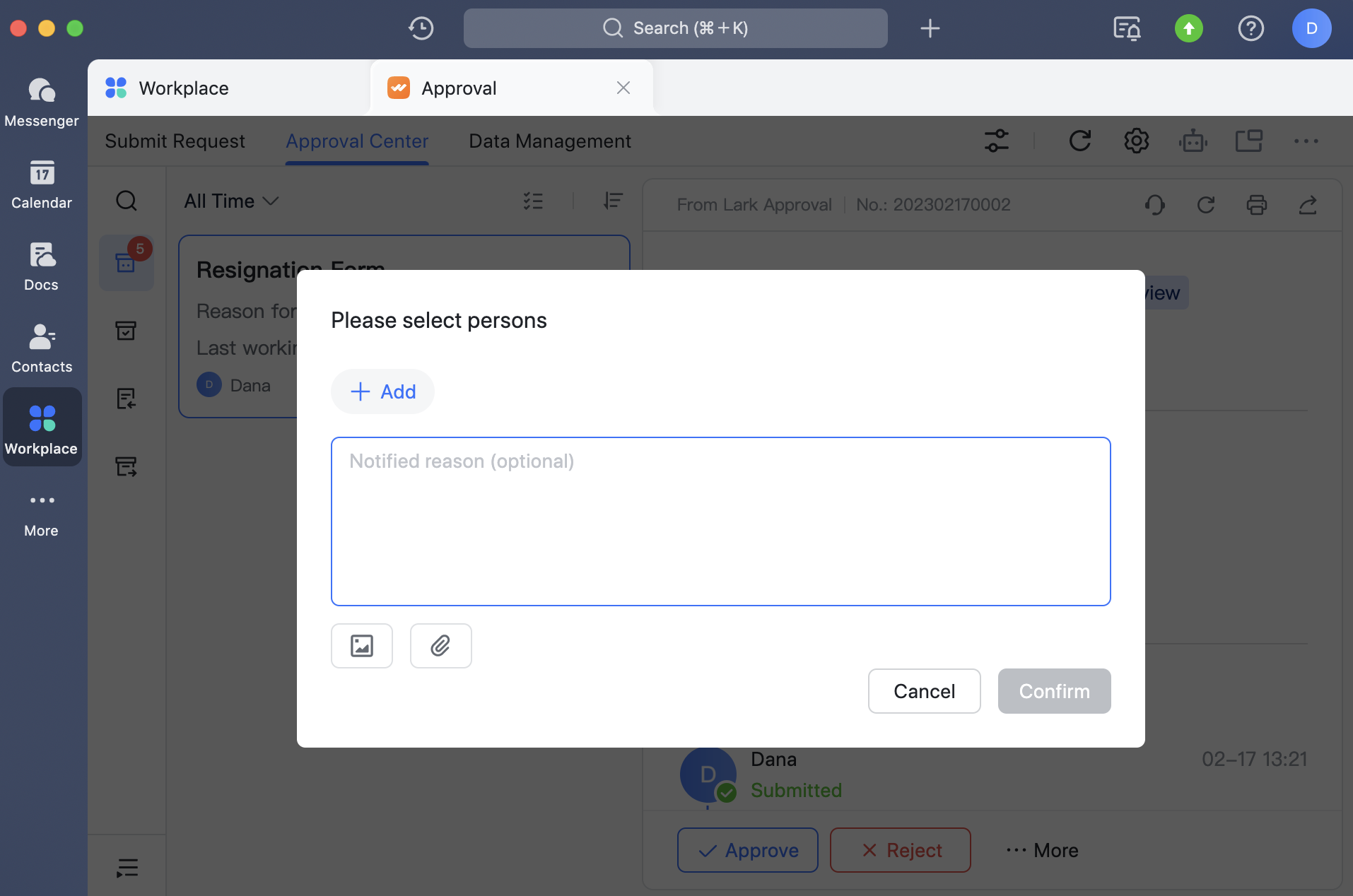 Lark Approval user guide