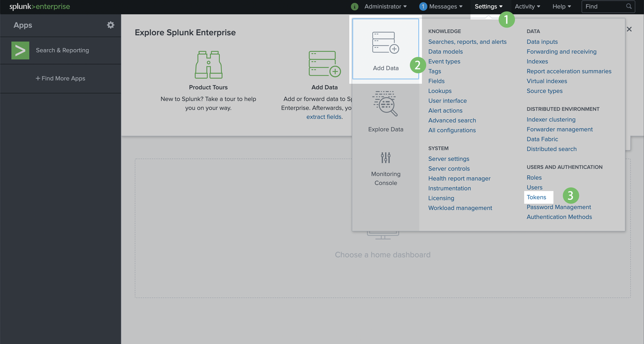 Use The Splunk Connector