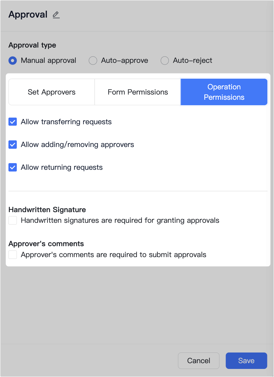 Admin | Set up an approver step