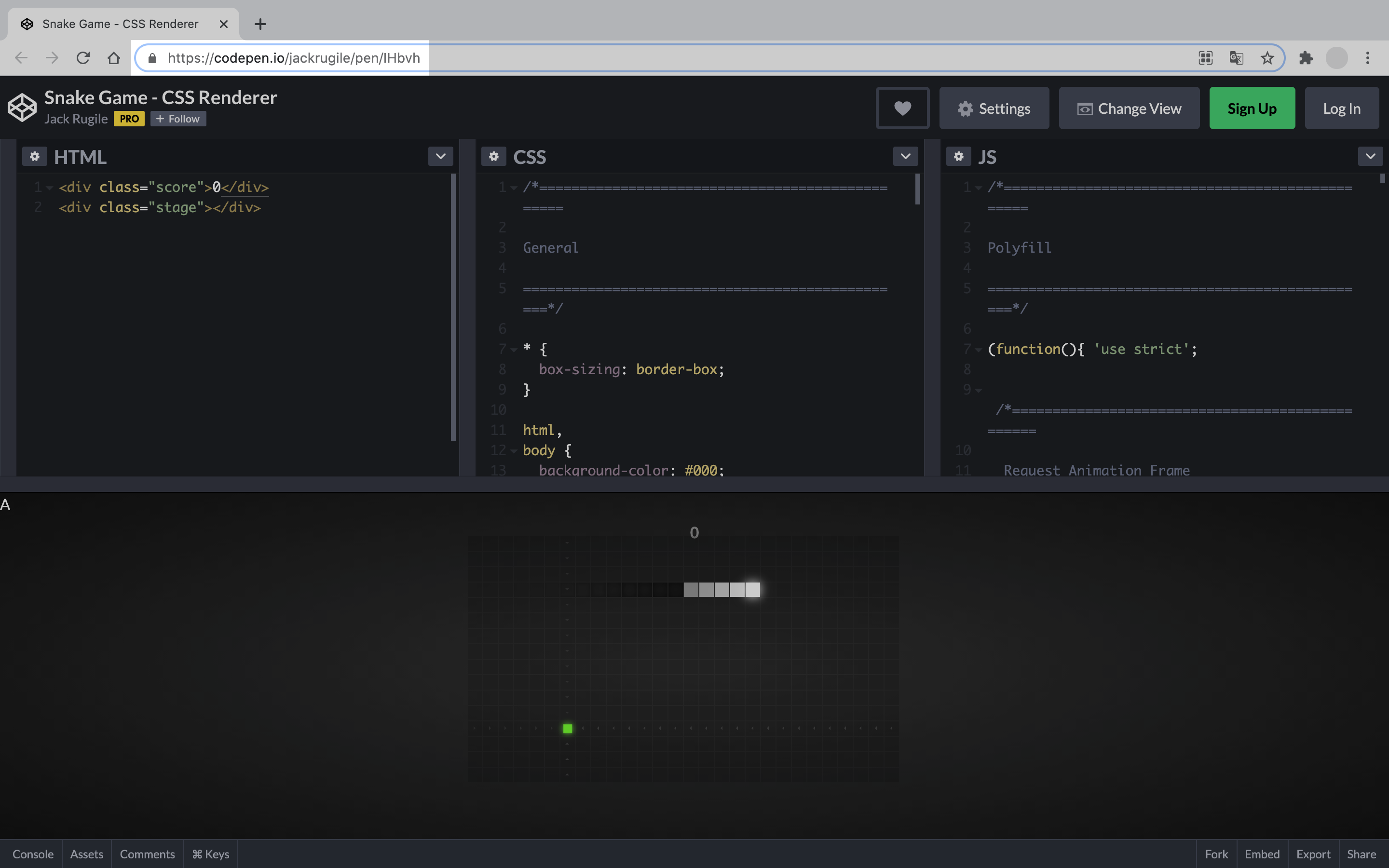 ドキュメントに CodePen を埋め込む