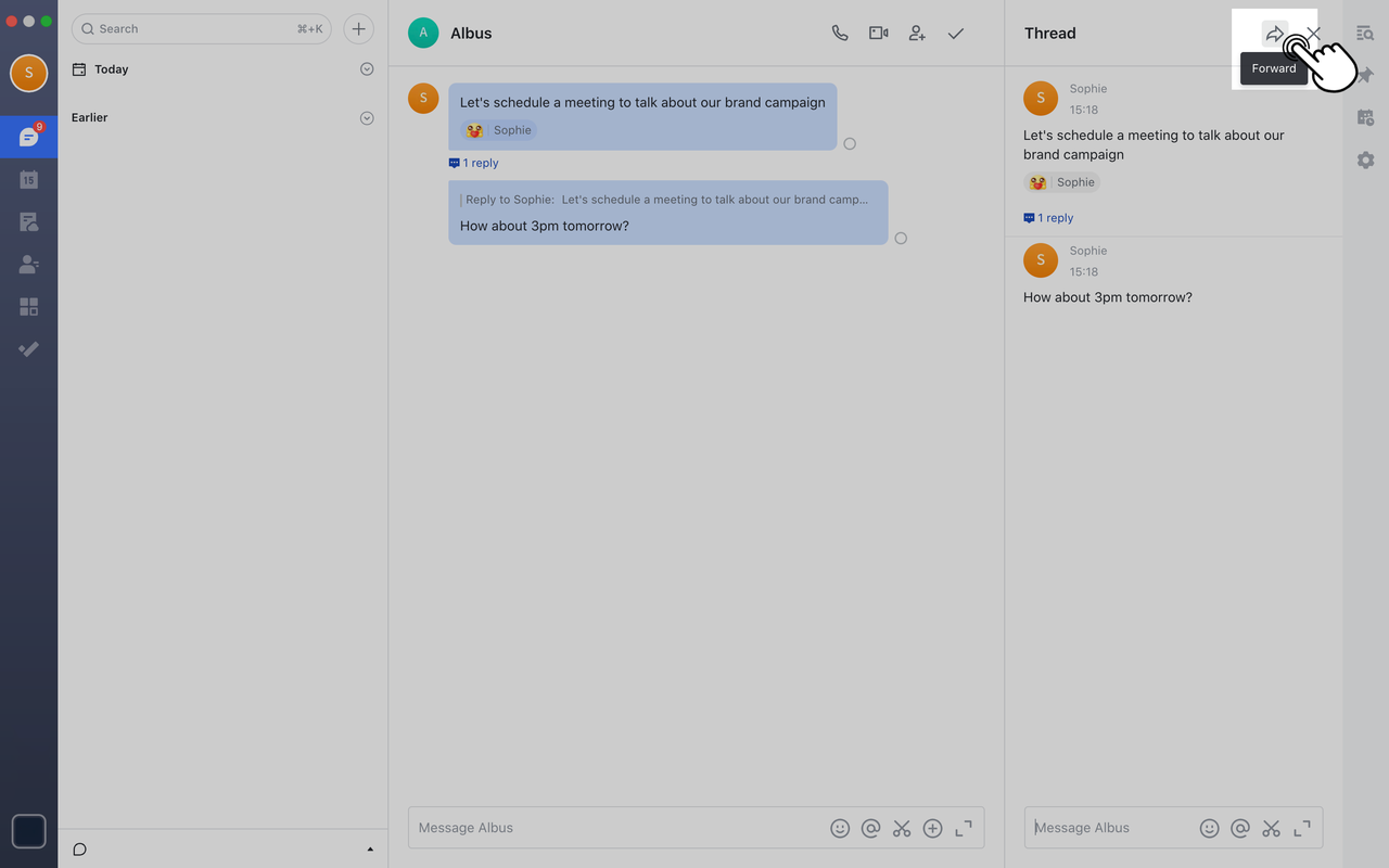 V3.47 Notifying private messages only is available