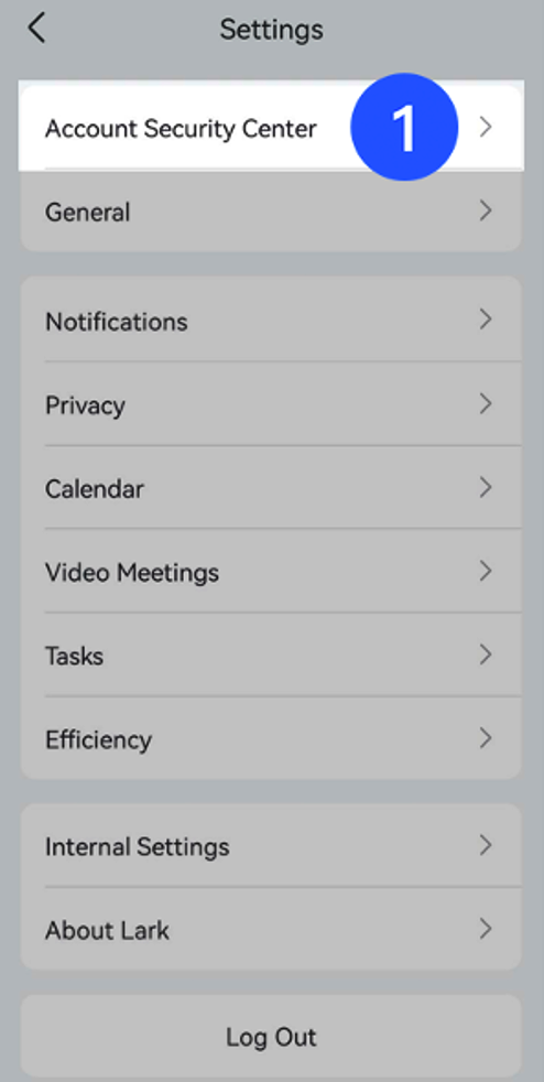 Set or change security code