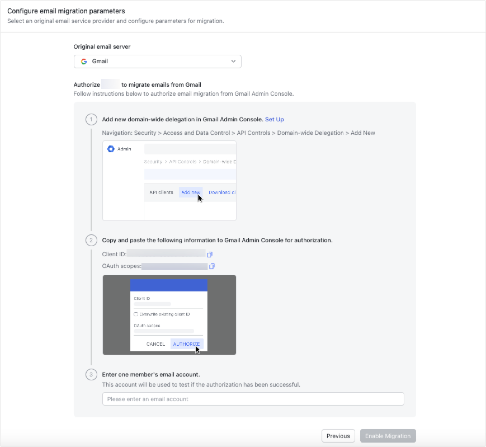 Admin | Migrate from Gmail to Lark Mail service