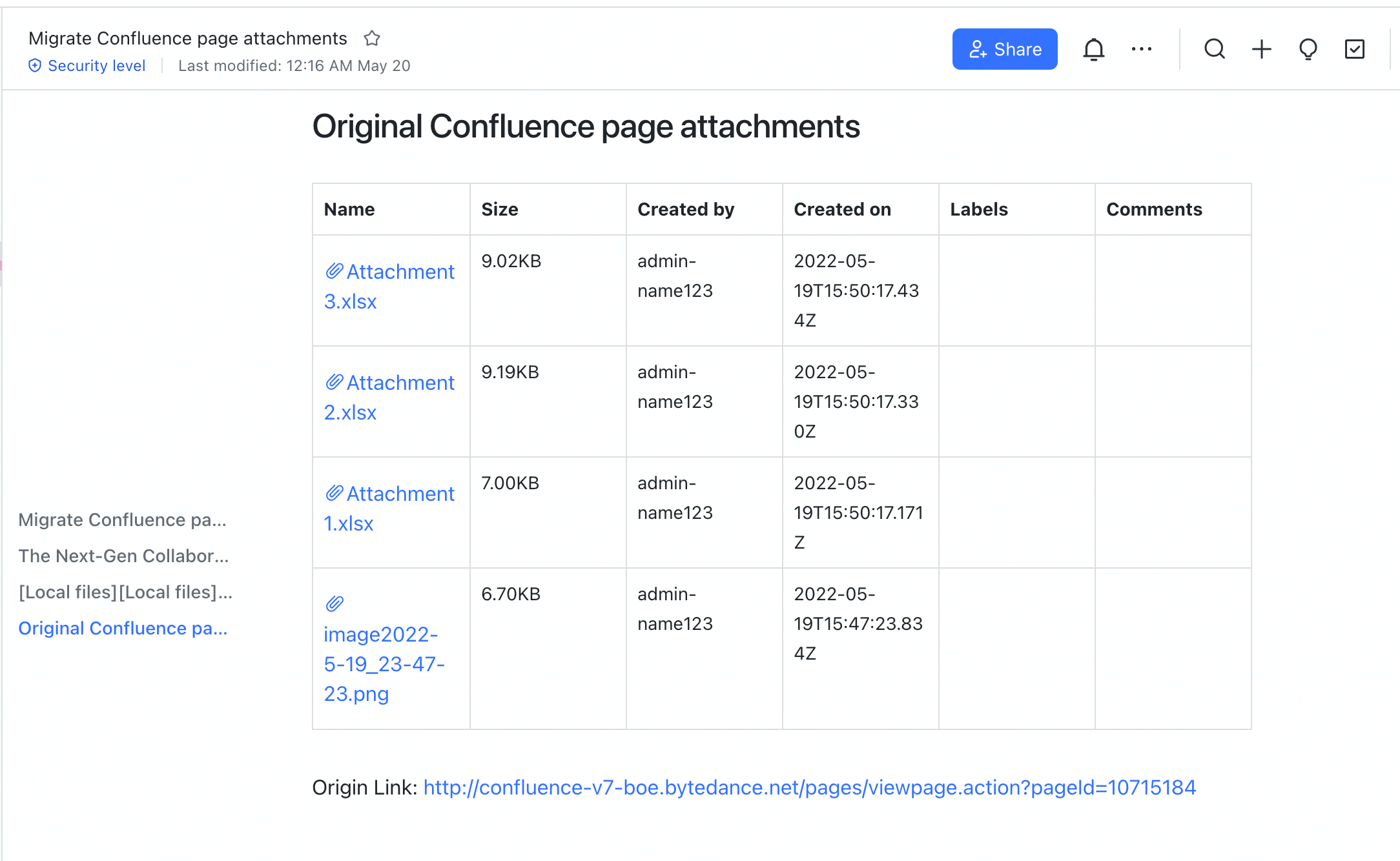 Migrate Confluence for Server to Wiki