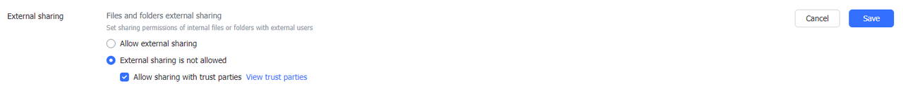 Admin | Configure Docs settings