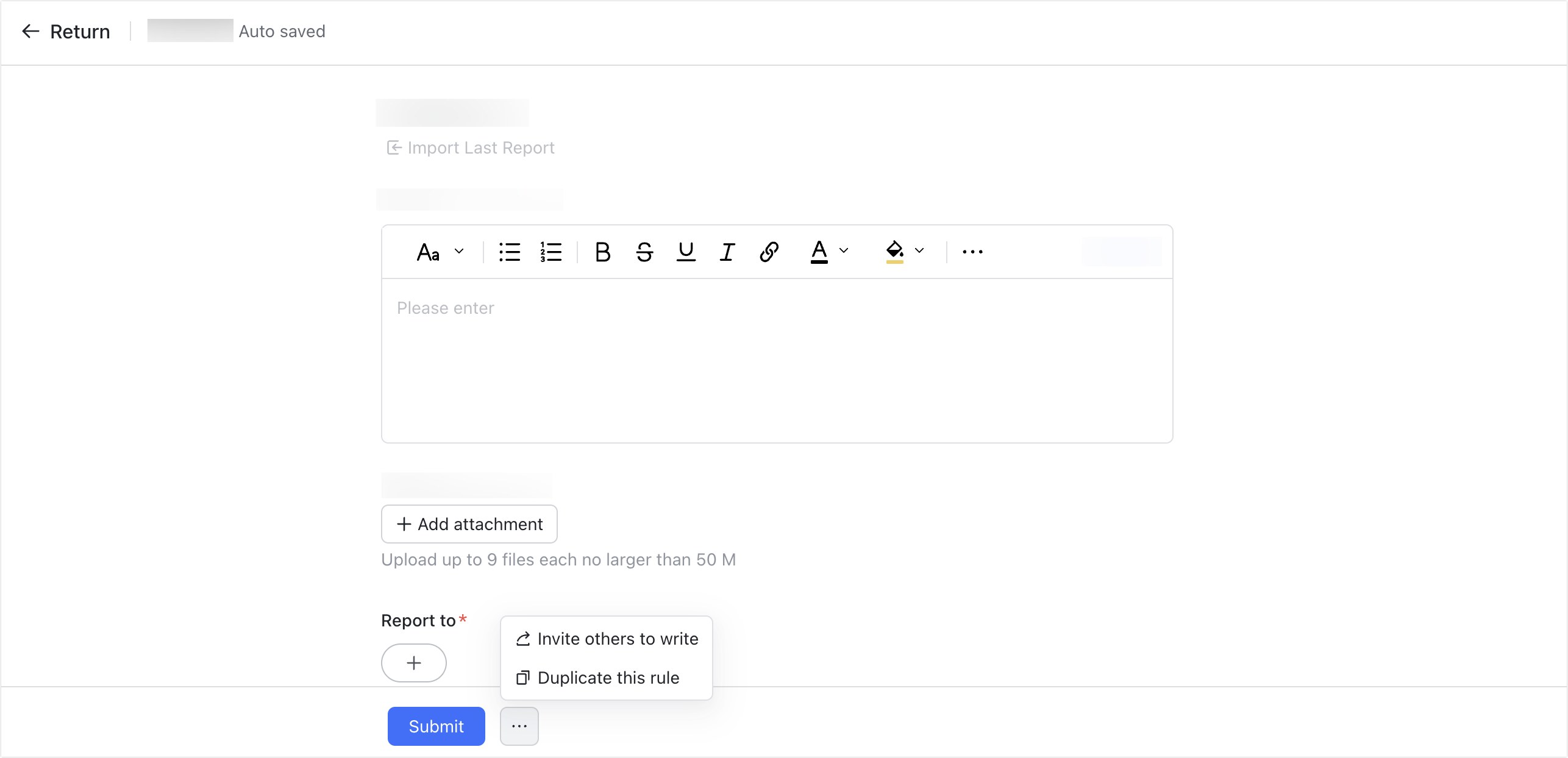 Quick Start Guide for Lark Report