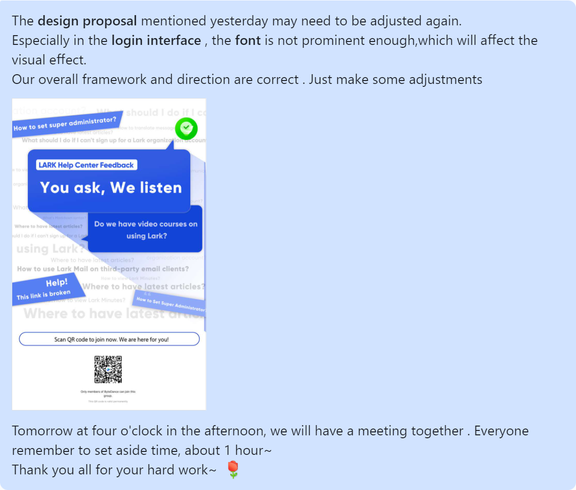 Communicate with Lark — 4 steps to more efficient asynchronous ...