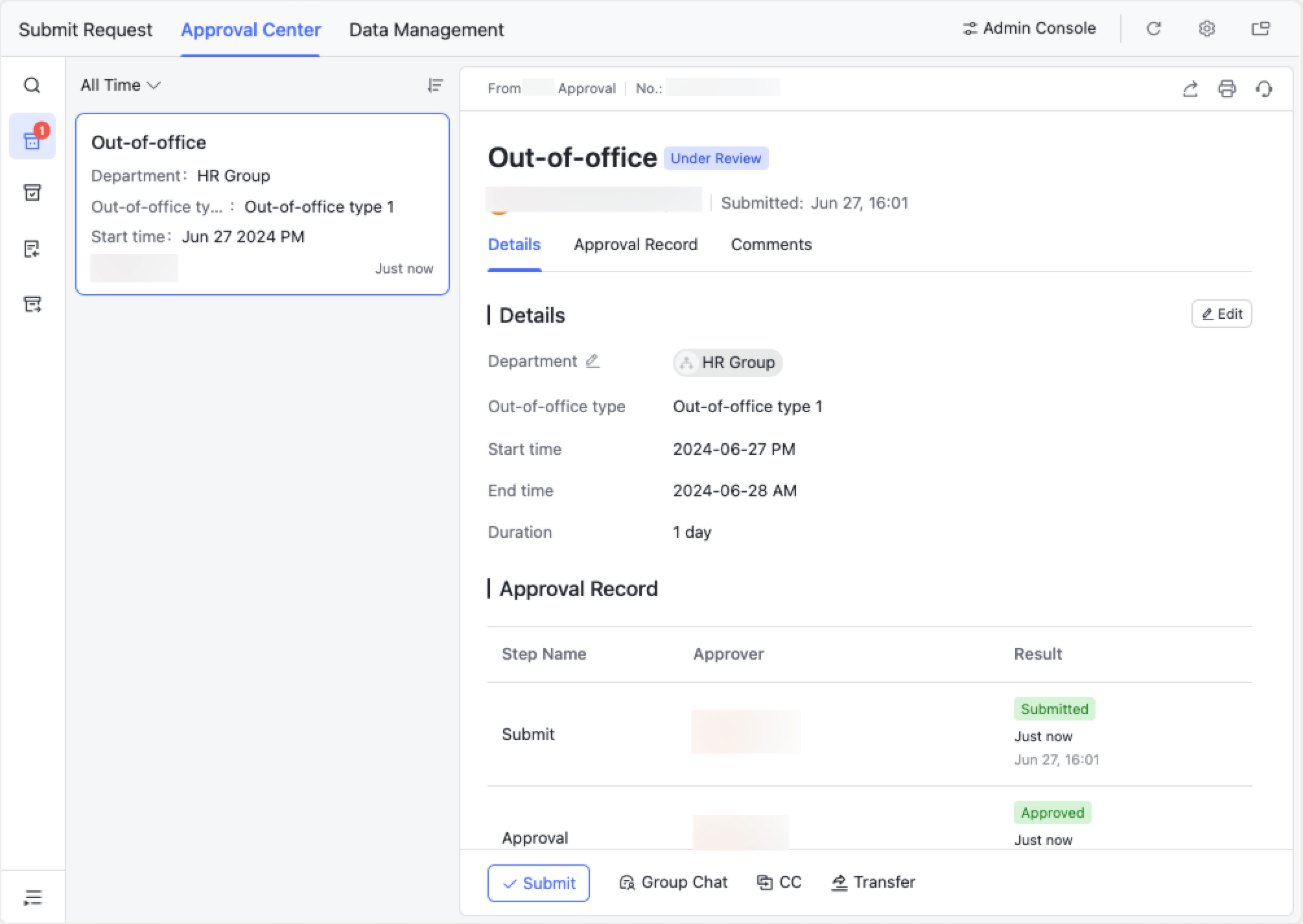 Admin | Add handlers to the approval process