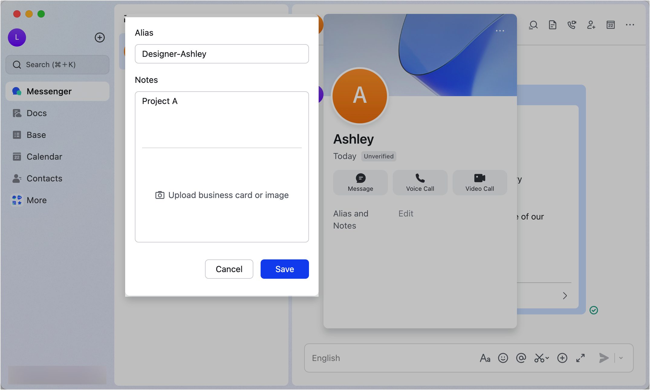 Add or delete external contacts