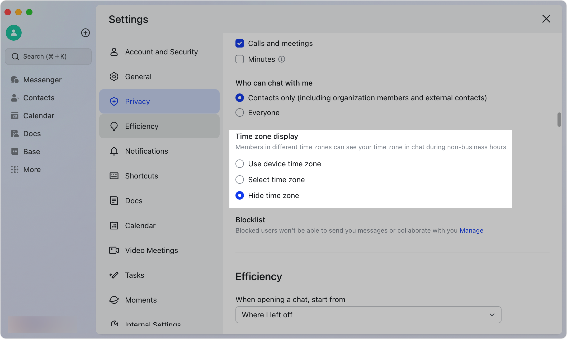 Schedule messages to be sent later