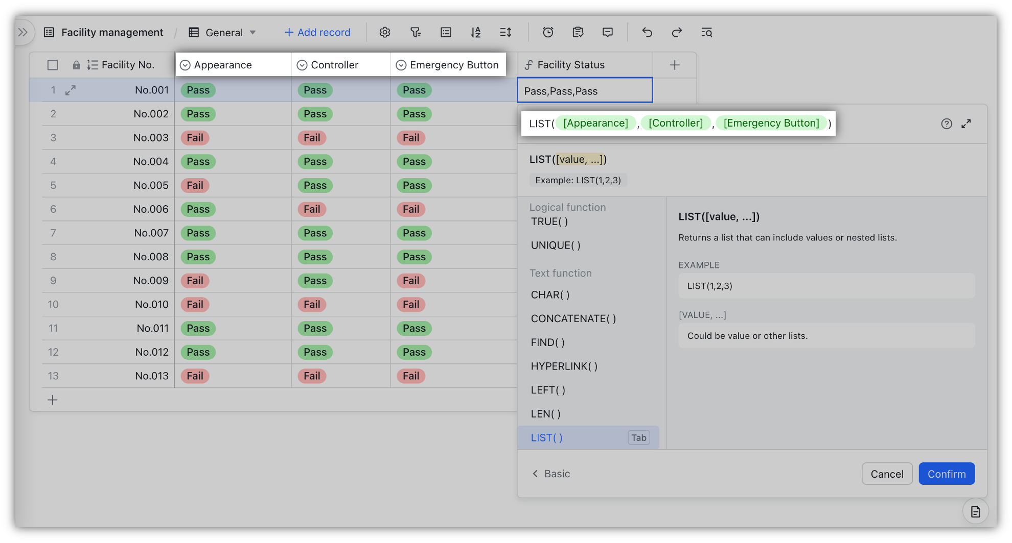 Frequently used Base formulas