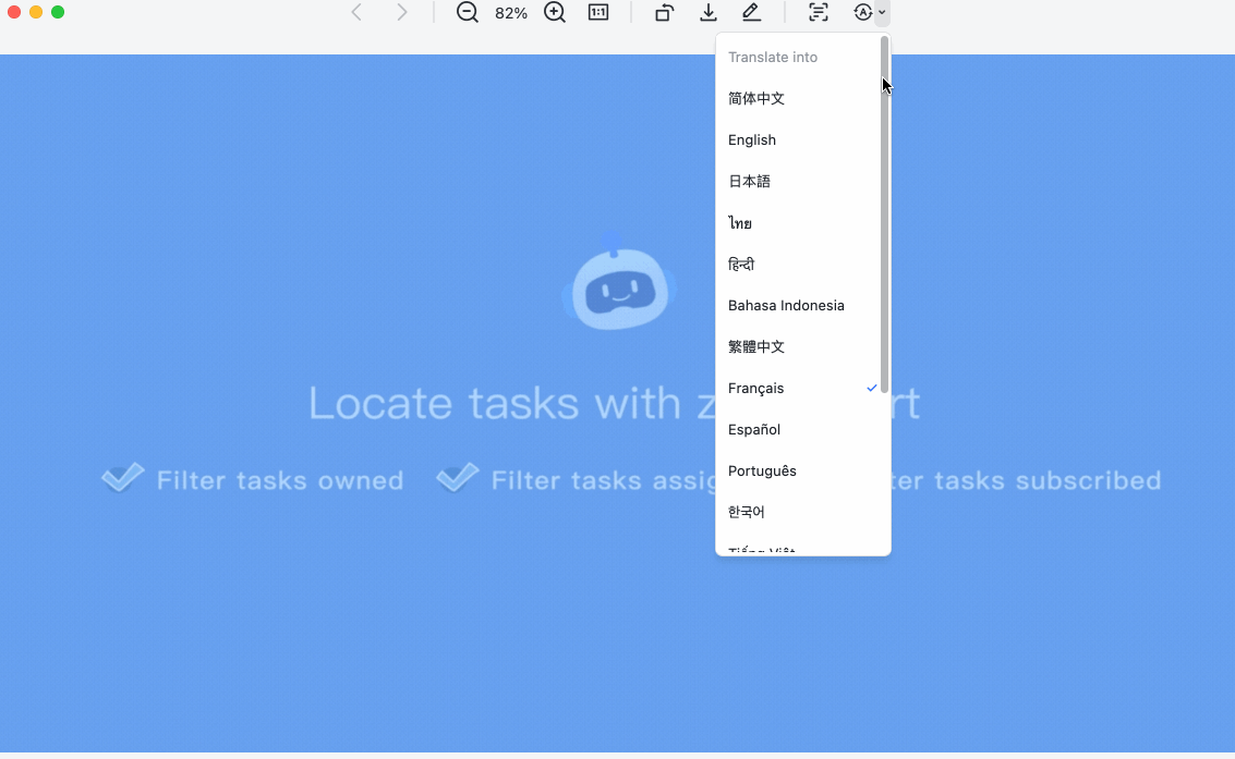 Translate image text