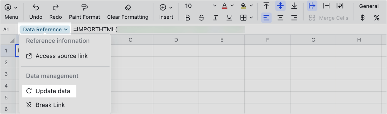 Use IMAGE and IMPORT functions for Sheets