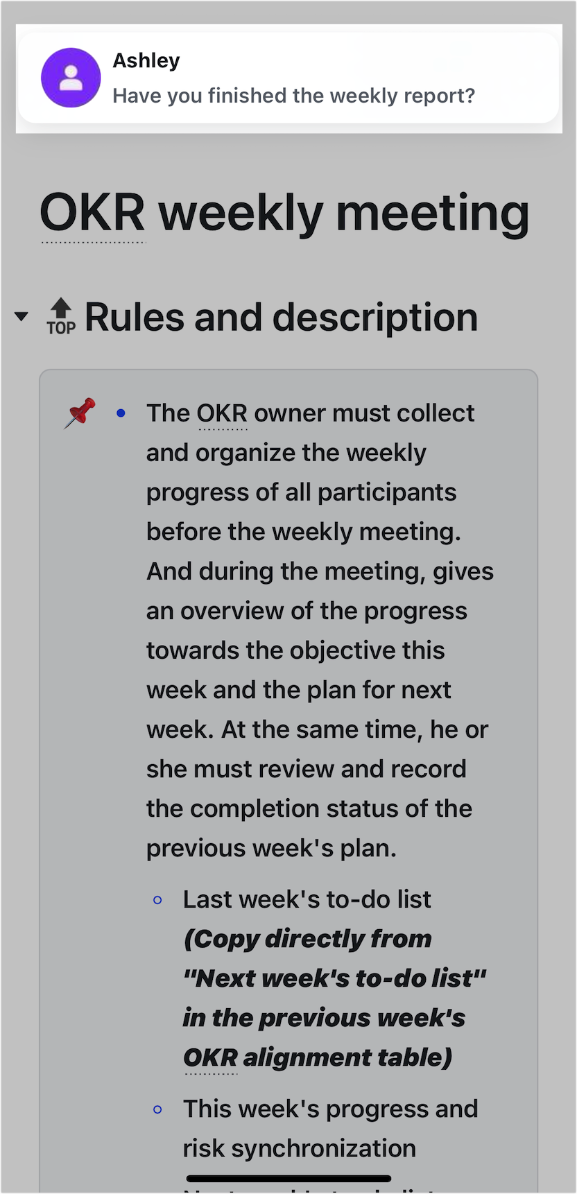 Quick reply to new messages on the Lark mobile app