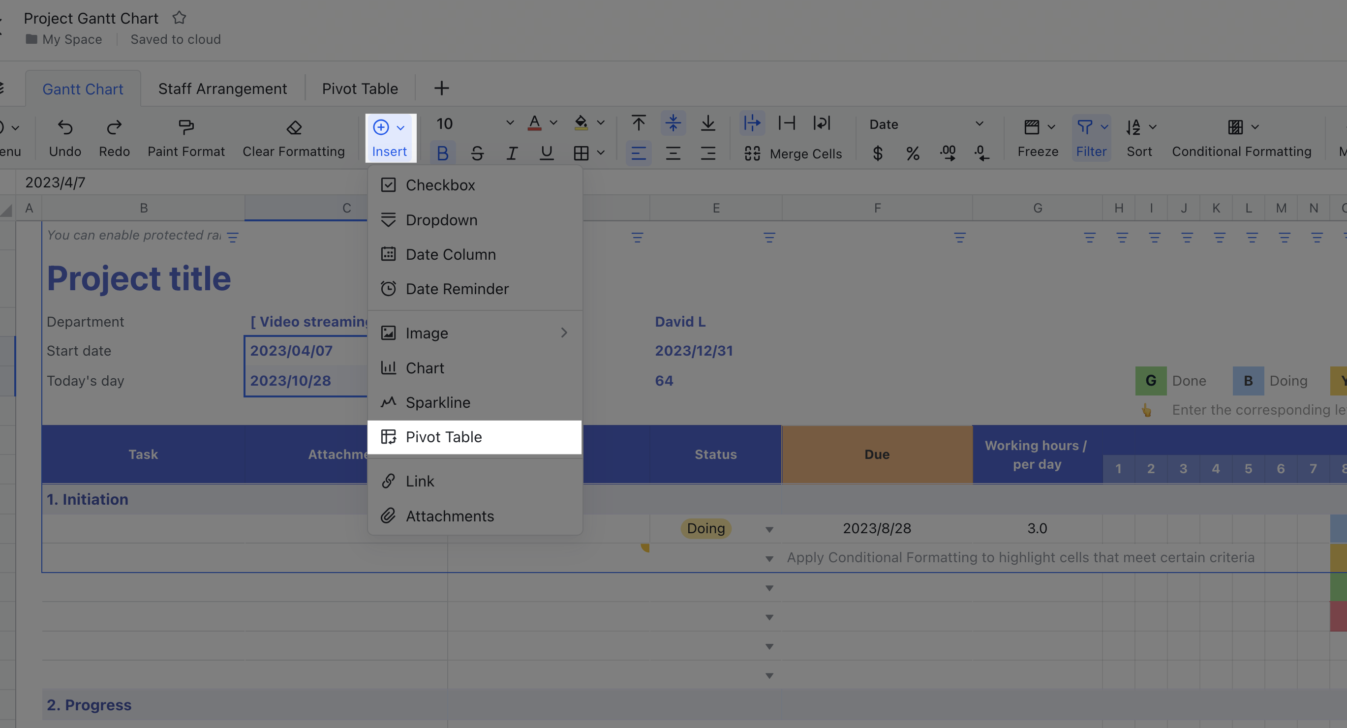 Get started with Sheets