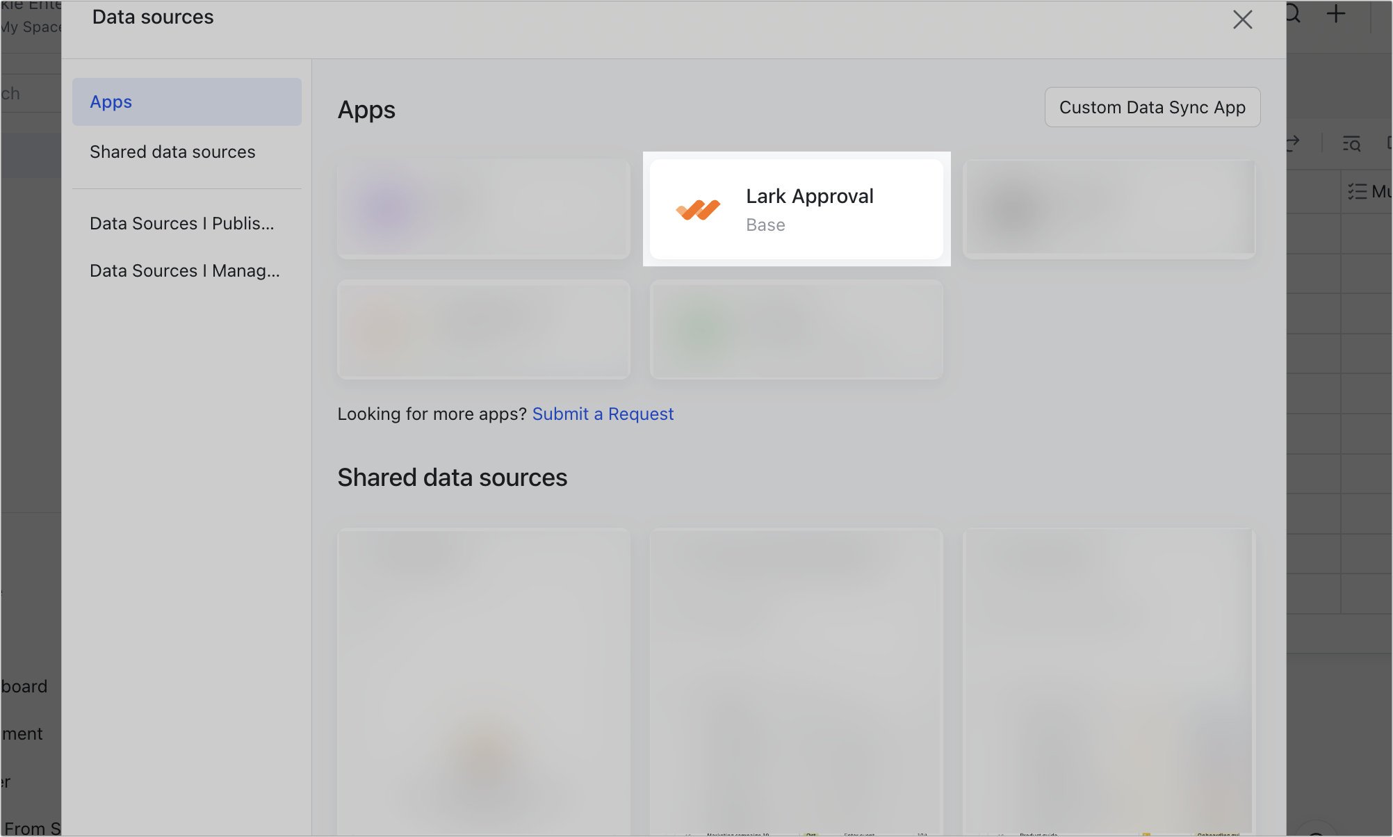Sync Approval data to Base